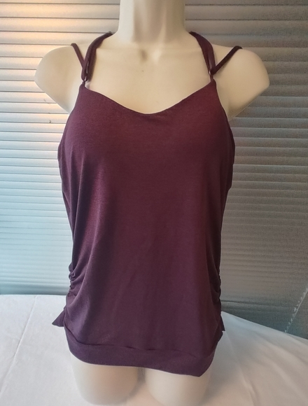 Athleta | Swim | Athleta Swim Tankini Plum Strappy Tank Top Xs | Poshmark
